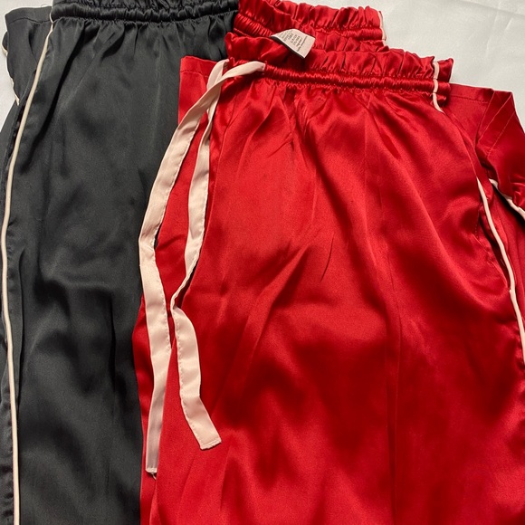 Victoria's Secret | Intimates & Sleepwear | Two Satin Vs Pajama Pants ...
